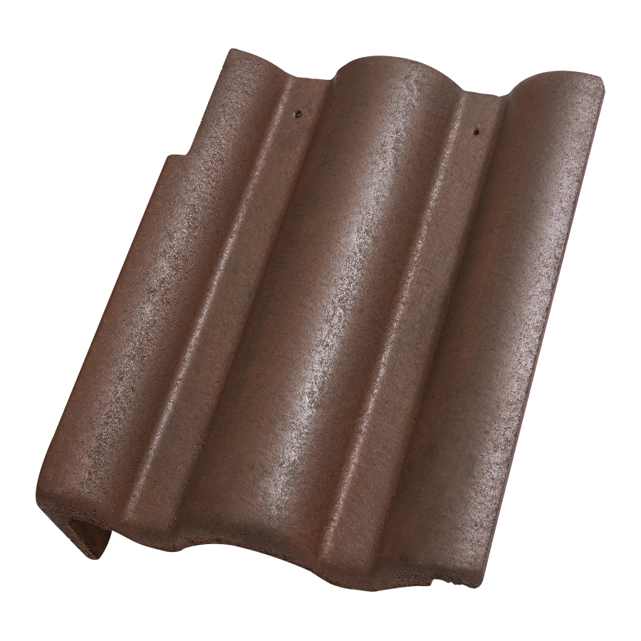 Bramac Római Novo Szegélycserép bal barna | Lang Építőanyag Kereskedés