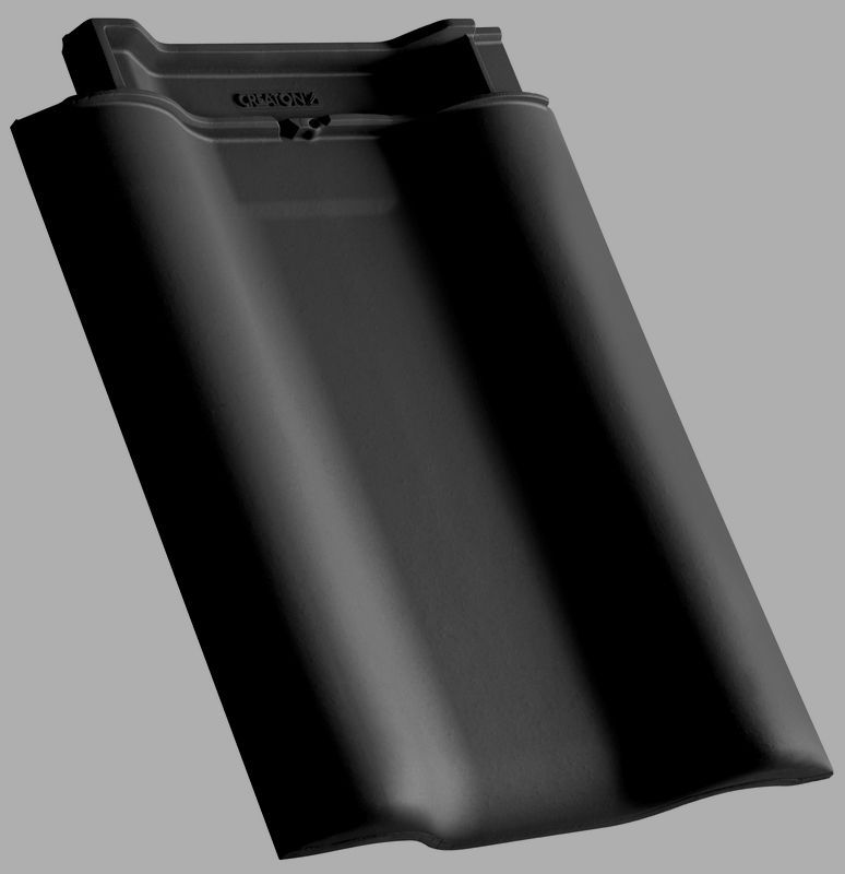 Creaton Balance Kettőshullámú cserép engóbozott fekete | Lang ...