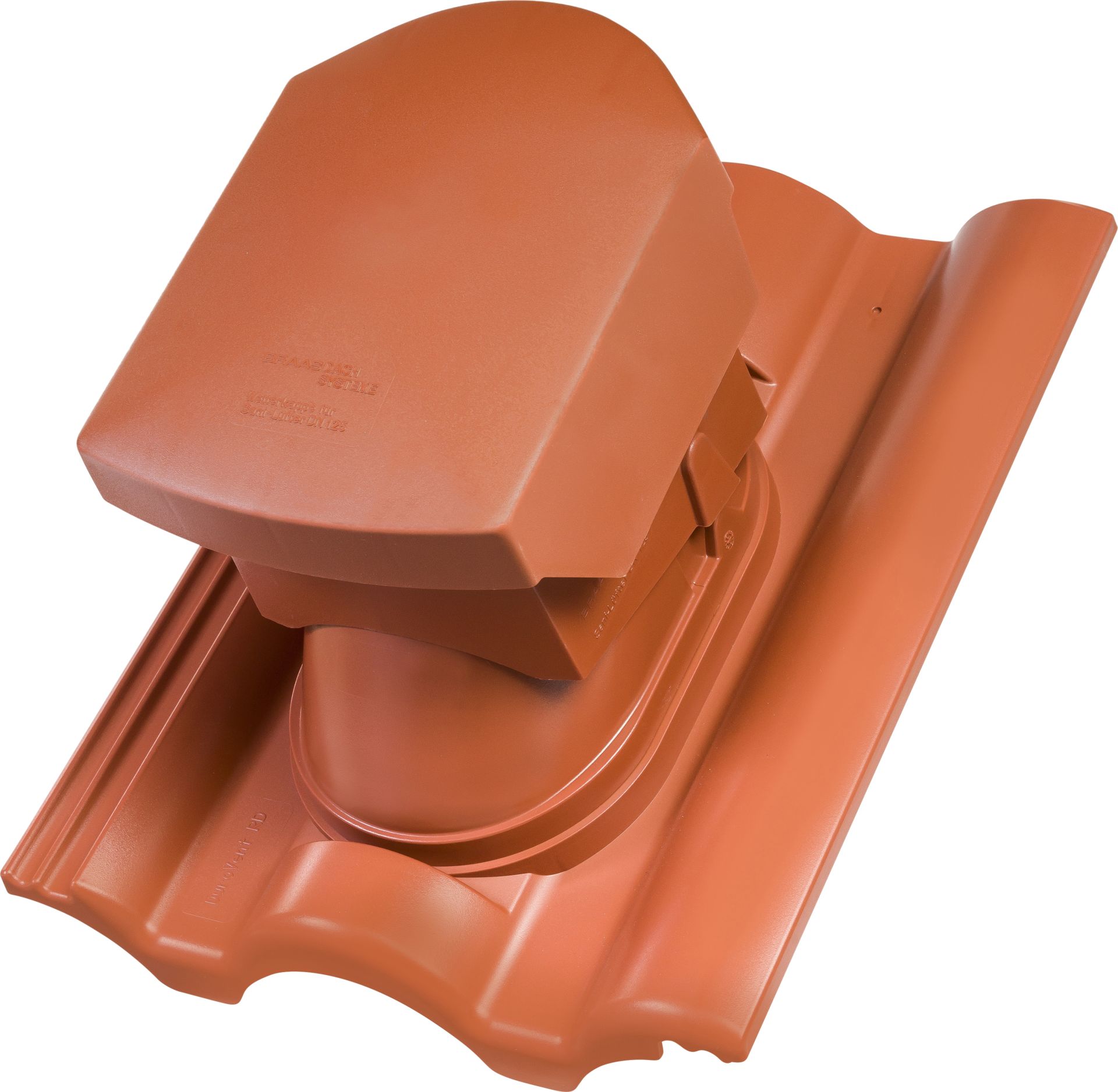 Bramac Durovent Római Helyiség kiszellőztető egység NA125 téglavörös ...